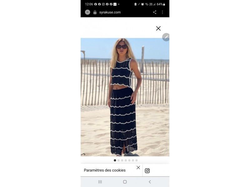 **PHI PHI STAR ** Savrsen pleteni komplet **NOVO