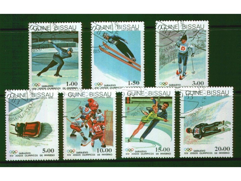407 - Gvineja Bisao - Olimpijske igre- žigosana serija