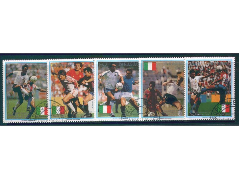 424 - Paragvaj - Fudbal - Sport - žigosana serija