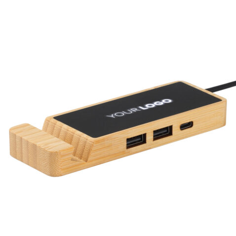 ENNIO, USB razdelnik sa 3 ulaza, držač za telefon