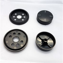 DUGME UNIVERZALNO 0-1-2-3 MALI OTVOR fi6/4,6mm CRNO