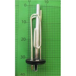 GREJAČ BOJLERA 2000w OVALNA PRIRUBNICA SA ANODOM M8, SONDOM I KONTRA PRIRUBNICOM BAKARNI / NIKLOVAN 8,1mm DUŽINA 355mm
