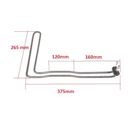 GREJAČ MAŠINE ZA SUDOVE 2000w DUŽINA 245mm ŠIRINA 320mm ARISTON, INDESIT C00105284