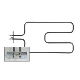 GREJAČ ŠPORETA BEKO 1100w "M" PRIRUBNICA 75 X 28mm DUŽINA 387mm ŠIRINA 205mm 462920010 462920018 DONJI