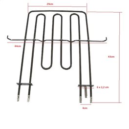 GREJAČ ŠPORETA INDESIT 2500 / 550w ŠIRINA 440 / 290mm DUŽINA 430mm PRIRUBNICA 60x22mm GORNJI C00081591 482000022705