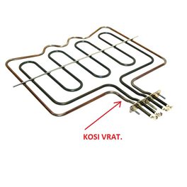GREJAČ ŠPORETA AEG 1000/1900w PRIRUBNICA 100x22mm GORNJI DUPLI AEG 8996619265029