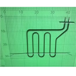 GREJAČ ŠPORETA 1700w ŠIRINA 450/280mm DUŽINA 310mm PRIRUBNICA 100x22mm BOČNI IZVOD
