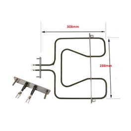 GREJAČ ŠPORETA ELECTROLUX 1650w GRIL GORNJI 3570415038