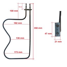 GREJAČ ŠPORETA MINI 600W VIVAX BOČNI IZVOD