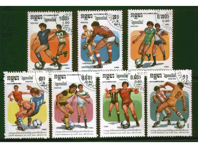 428 - Kampuči - Fudbal - Sport - žigosana serija