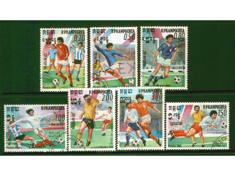 432 - Kampuči - Fudbal - Sport - žigosana serija