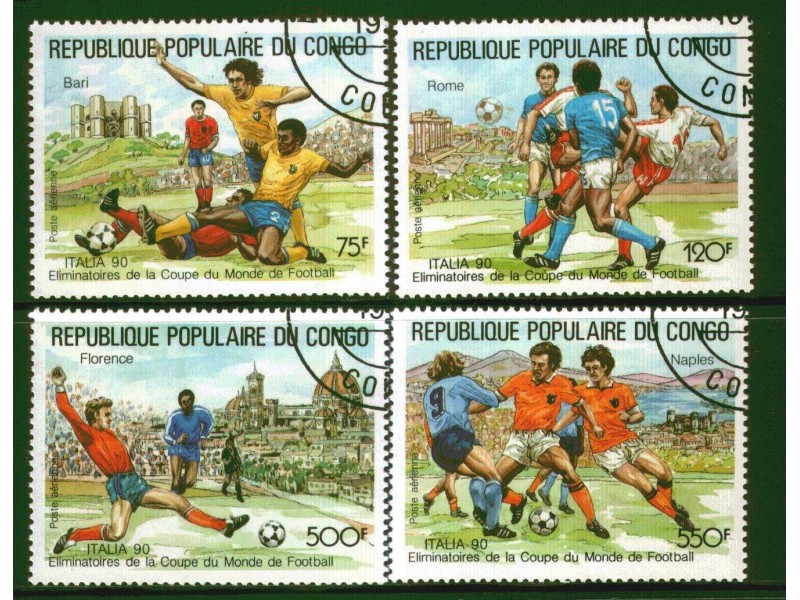 434 - Kongo - Fudbal - Sport - žigosana serija
