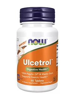 NOW ULCETROL™ TABLETS
60 TABLETA