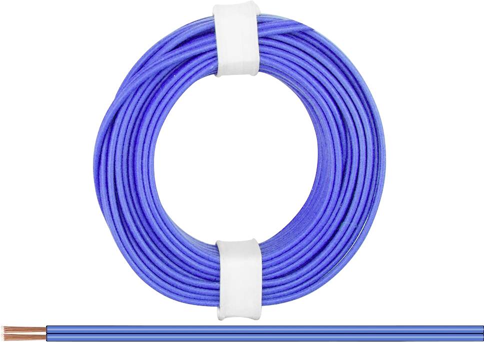 BELI-BECO 218-22 provodnik 2 x 0.14 mm² plava 5 m