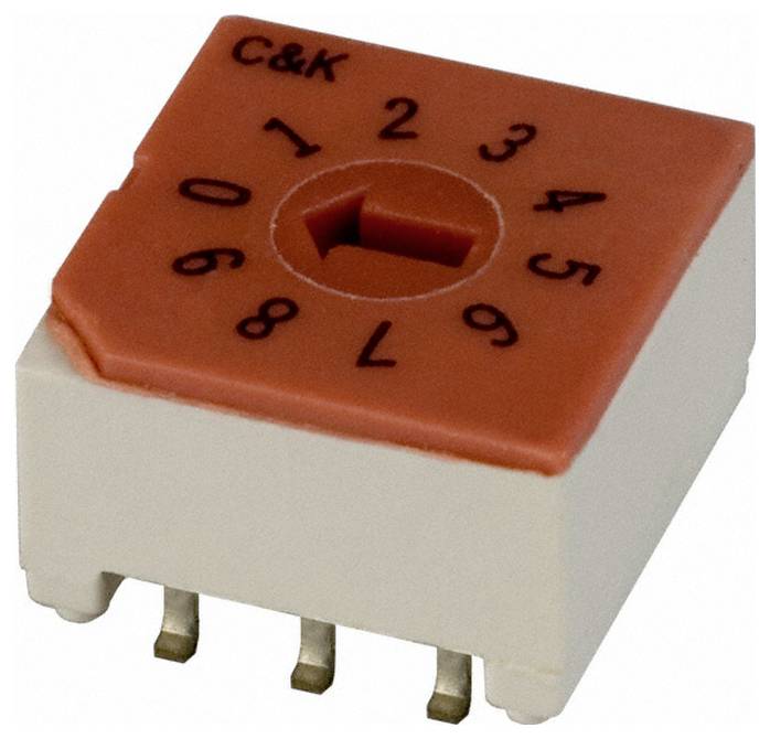 C & K Switches Rotay Switch CRD Series 20 V/AC, 20 V/DC SMT