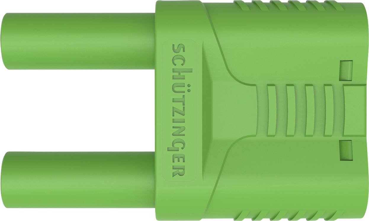 Schützinger SKURZ 6100 / 19-4 IG 2MB Ni / GN sigurnosni kratkospojni utikač, zelena, 1000V, 32A