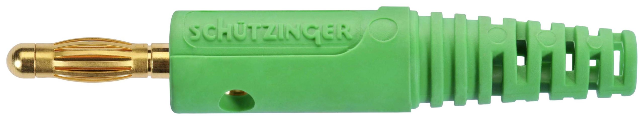 Schützinger DI FK 8 L Au / GN lamelni utikač Ø4 mm zelena