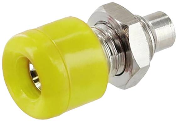 Econ connect HOB25GE mini banana utikač, ugradni, Ø2,60mm, 60V, 10A, lemni priključak