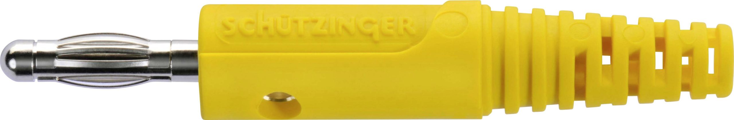 Schützinger DI FK 8 S Ni / GE lamelni utikač, Ø4mm, žuta, 30V/AC, 60V/DC, 32A, vijčani priključak