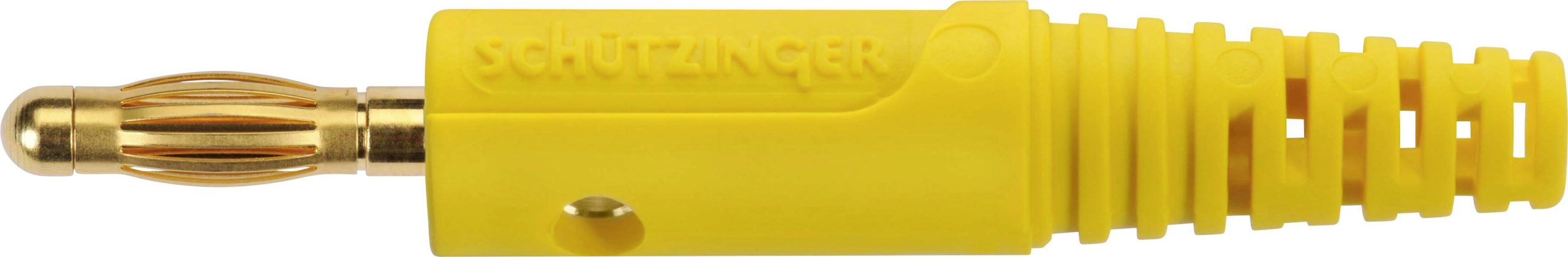 Schützinger DI FK 8 S Au / GE lamelni utikač, Ø4mm, žuta, 30V/AC, 60V/DC, 32A, vijčani priključak
