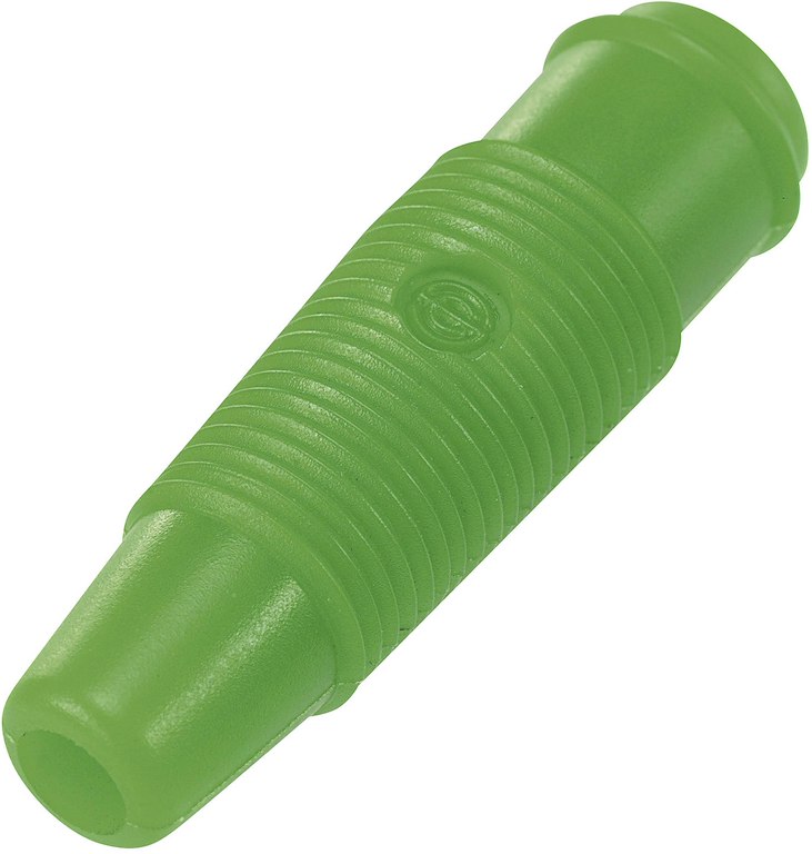 TRU COMPONENTS 1587964 laboratorijski ženski konektor (banana utičnica) pravi ženski konektor Ø4 mm zelena
