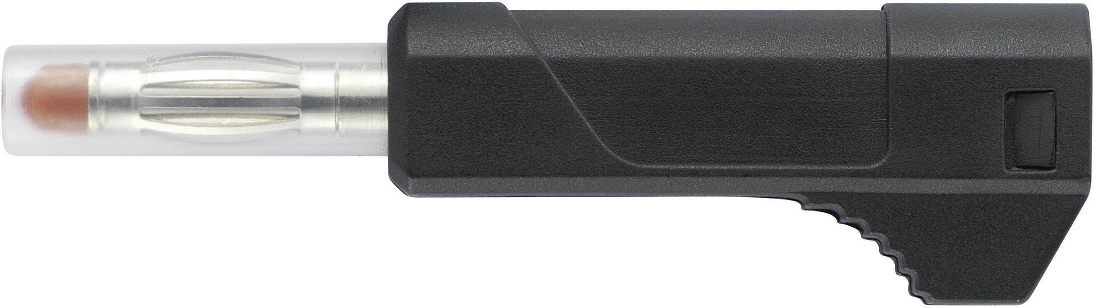 TRU COMPONENTS 1587914 mini lamelni utikač pravi muški konektor Ø4 mm crvena