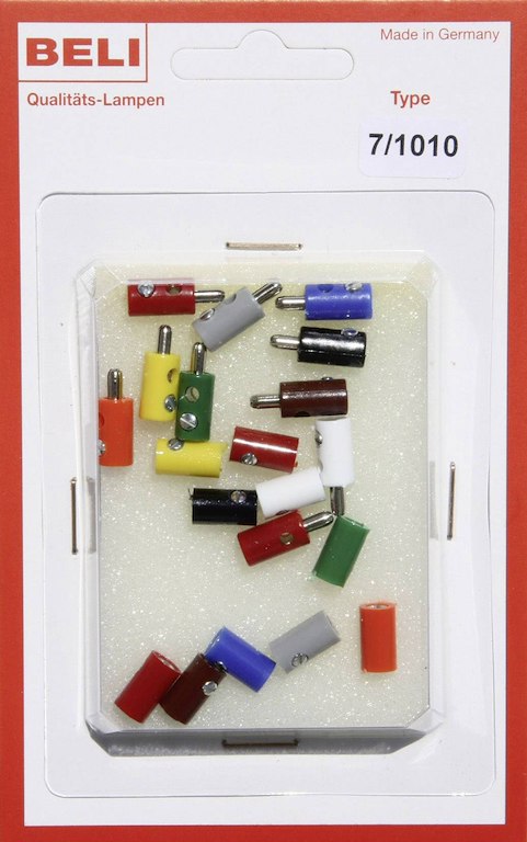 BELI-BECO 7/1010 mini banana utikač Ø2.6 mm