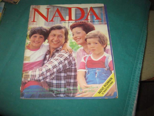 Nada br.139 (1981.) Gordana i Miroslav Ilić