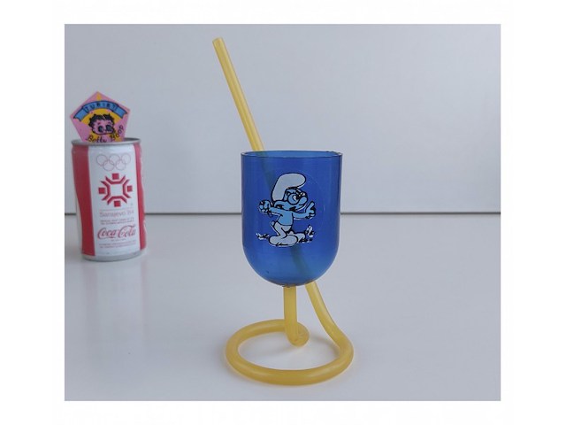 Jugoplastika Split čaša Štrumpf Ex Yu