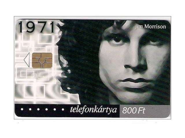 HALO KARTICA  Madjarska 2001. JIM MORRISON 1943-1971
