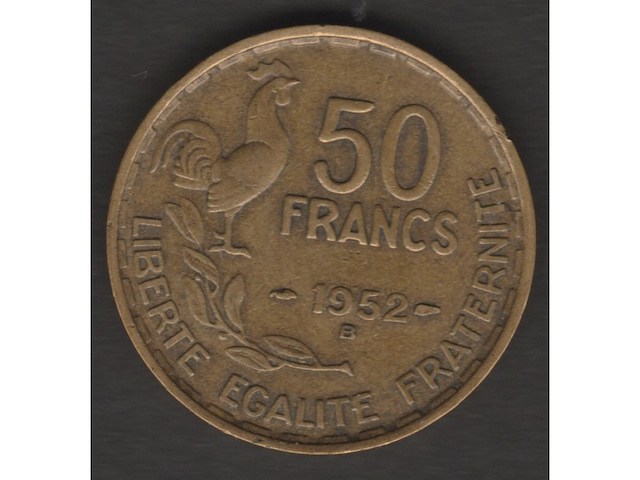 50 Francs, Franaka - 1952 B - Francuska