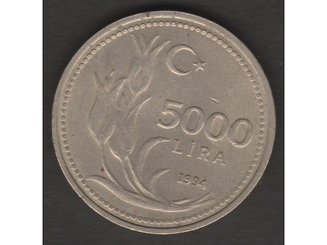 5 000 Lira - 1994 - Turska