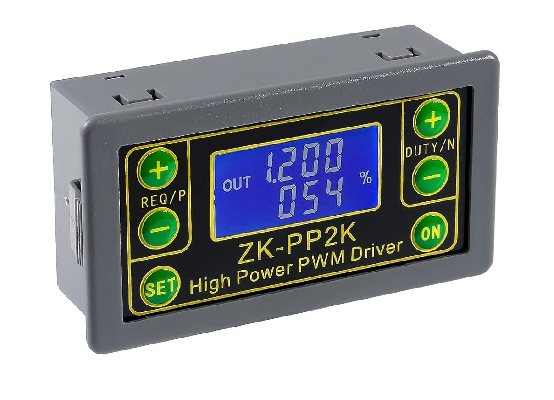 PWM i PULSE kontroler ZK-PP2K 3,3-30V, 8A, 150W, LCD ekran