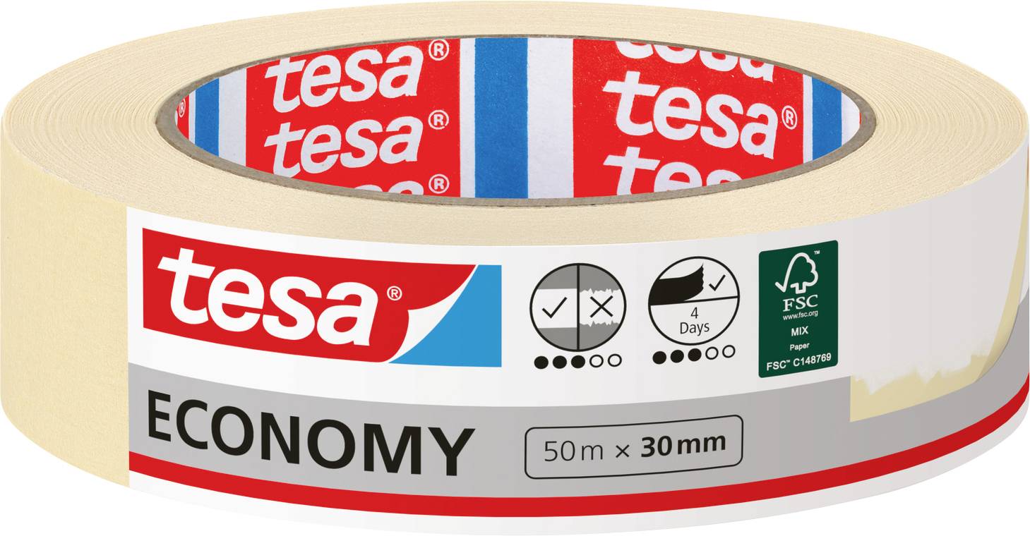 Tesa UNIVERSAL krep traka 50 m x 30 mm, bež