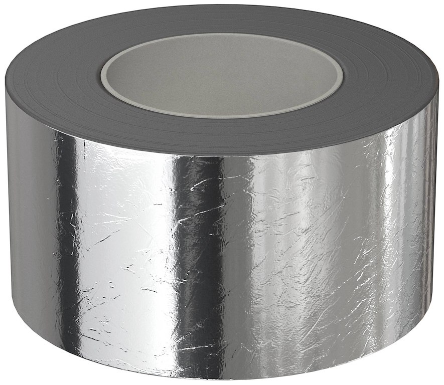 Fischer 505615 lepljiva traka 10 m x 80 mm, aluminijasta folija, butil kaučuk, debljina 1 mm