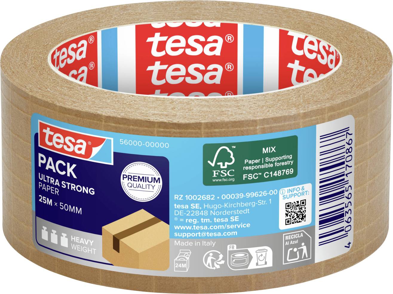 Tesa 56… traka za pakovanje 25 mm x 50 mm