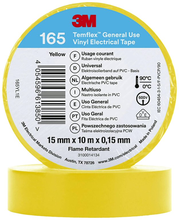 3M Temflex™ 165 izolir traka 10 m x 15 mm