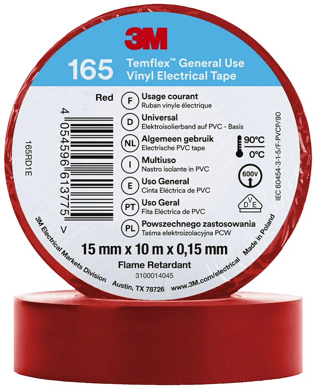 3M Temflex™ 165 izolir traka 10 m x 15 mm