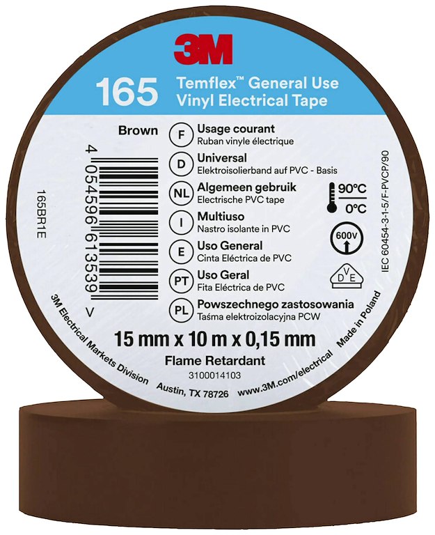 3M Temflex™ 165 izolir traka 10 m x 15 mm