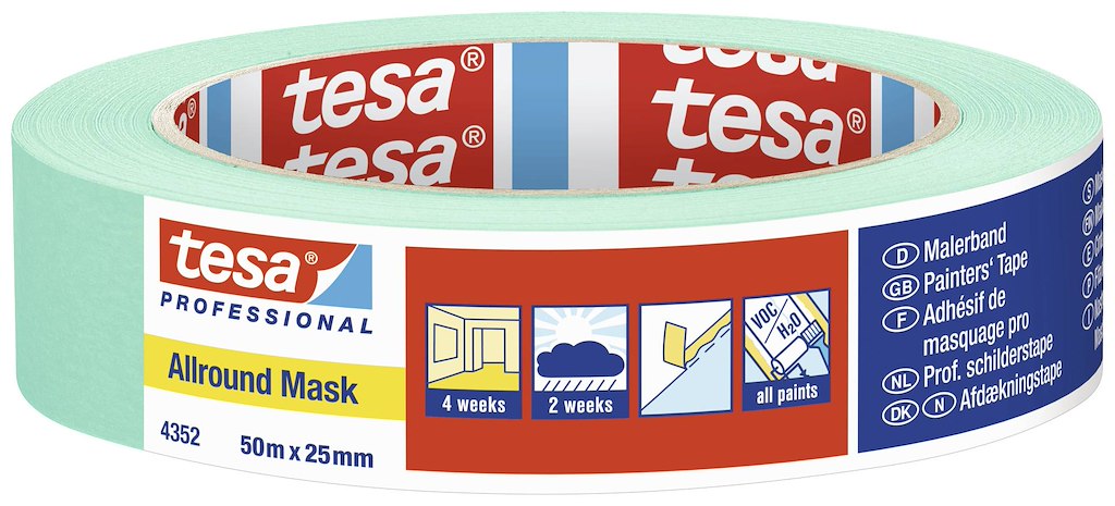 Tesa 04352-00001-00 krep lepljiva traka 50 m x 25 mm