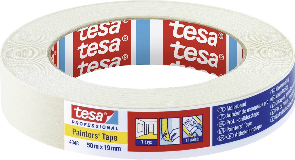 Tesa tesakrepp STANDARD krep traka 50 m x 19 mm, bež