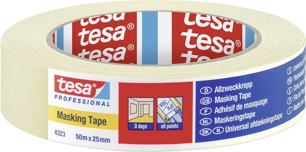 Tesa 50 krep lepljiva traka 50 m x 25 mm
