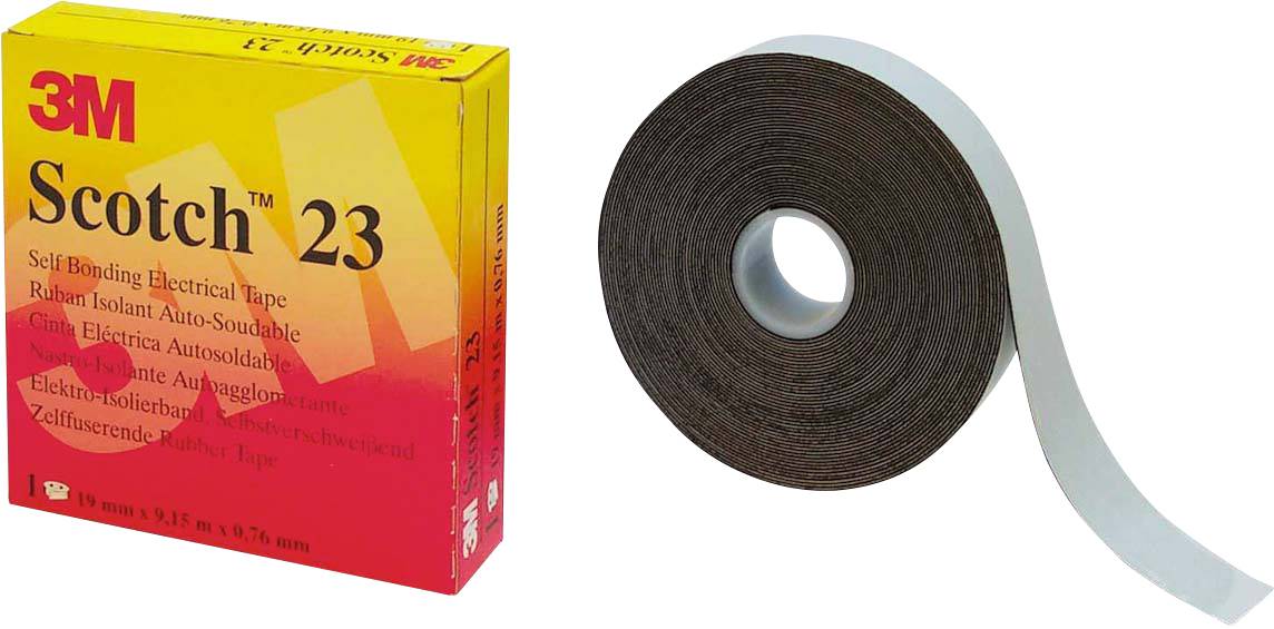 Scotch 23 izolir traka (pak. 20 kom) 9 m x 38 mm, kaučuk, debljina 1 mm