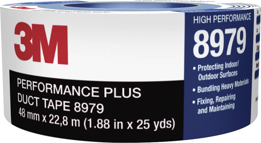 3M 89794855 tekstilna lepljiva traka 54.8 m x 48 mm, plava, gumi smola, debljina 0.29 mm