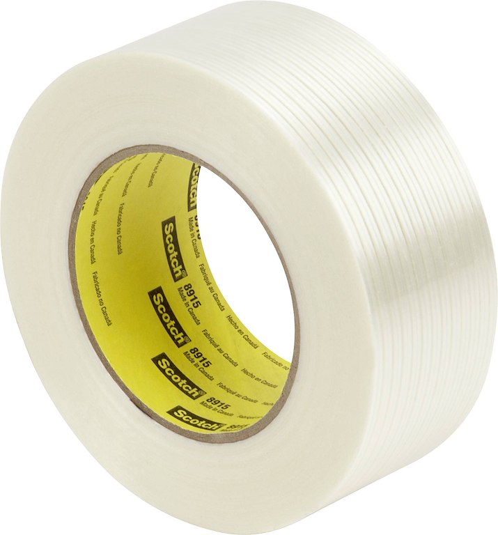 Scotch 8915T24 filamentna lepljiva traka 55 m x 24 mm, transparentna, polipropilenska folija, kaučuk