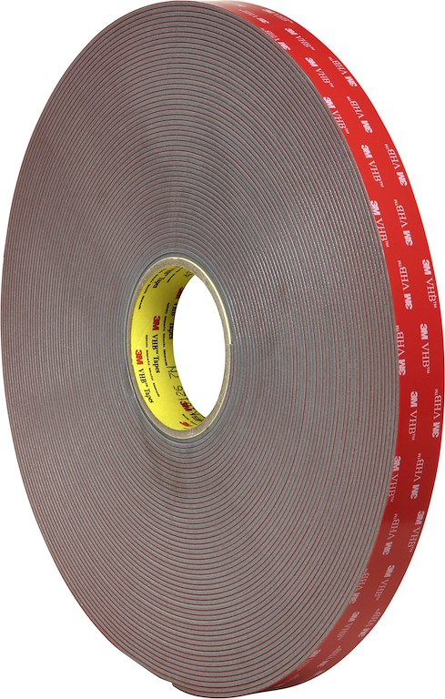 3M 49912516 dvostrana lepljiva traka 5.5 m x 19 mm, siva, akril, debljina 2.3 mm