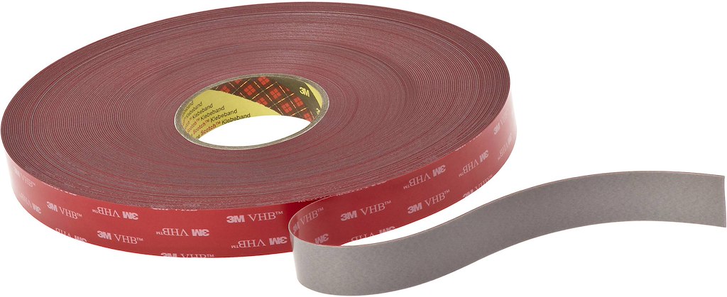 3M 49911916 dvostrana lepljiva traka 5.5 m x 19 mm, siva, akril, debljina 2.3 mm
