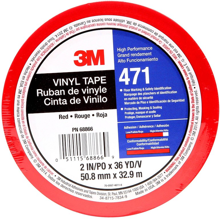 3M 471R50IW PVC lepljiva traka 33 m x 50 mm