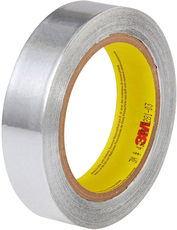 3M 4317555 metalni lepljivi traka 55 m x 75 mm, srebrna, aluminijasta folija, akril