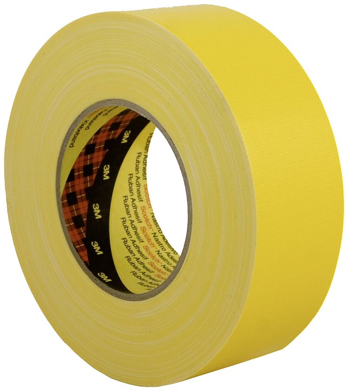 Scotch 389G50 tekstilna lepljiva traka 50 m x 50 mm, žuta, kaučuk